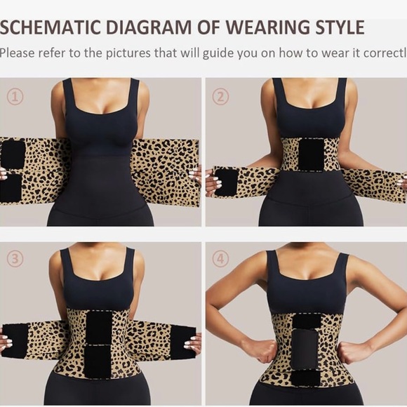 Feelingirl | Other | New Waist Trainerleopard Print Shapewear Corset ...
